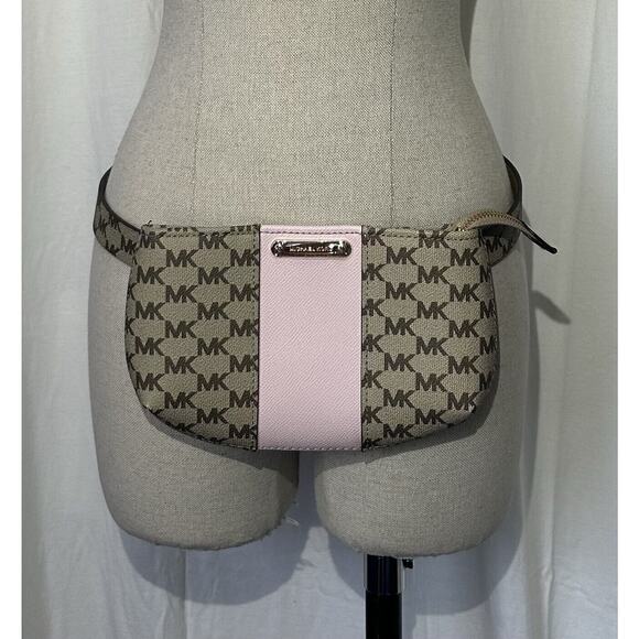 Michael Kors | Bags | Michael Kors Fanny Pack Logo Waist Belt Bagpink 55637 Womens Sm | Poshmark